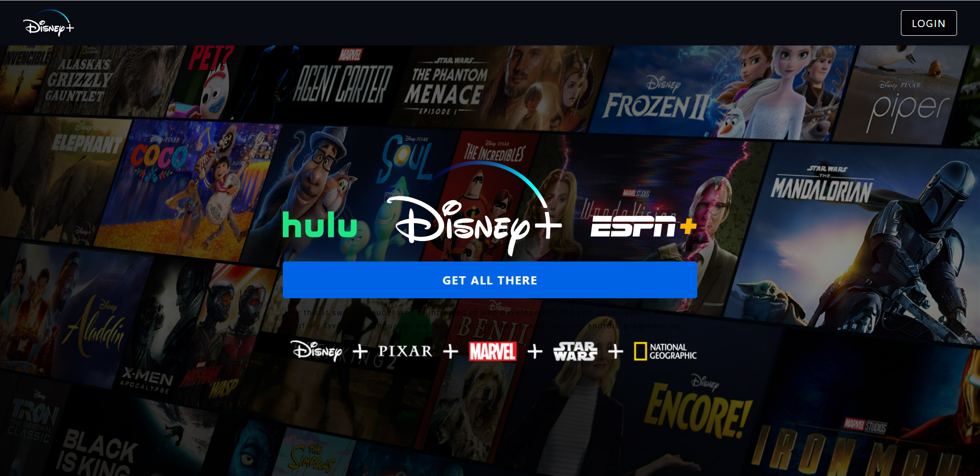 GitHub - PaudelSworup/Custom-disney-clone: Disney clone by my own ...