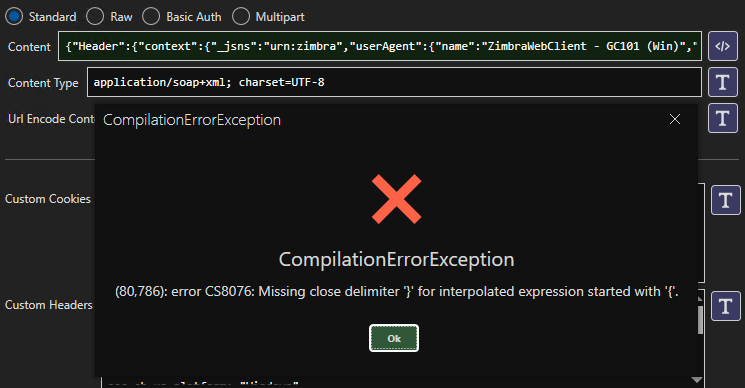 [Bug]: Problem with Post Data Content! · Issue #734 · openbullet/OpenBullet2 · GitHub