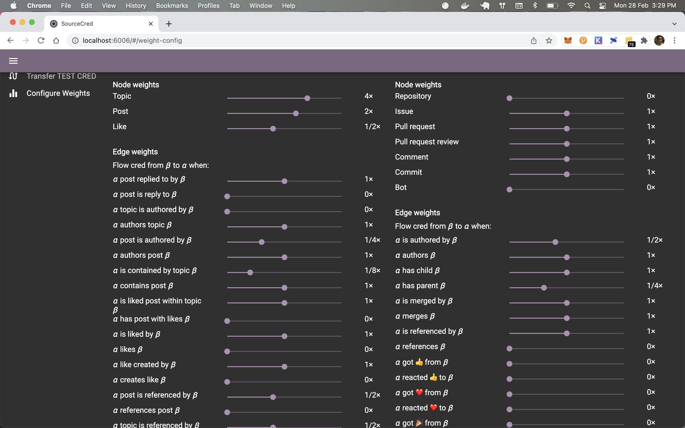Add all SourceCred params to period1 template · Issue #1278 · CommonsBuild/coordination · GitHub