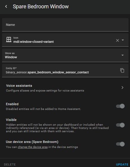Incorrect Sensor type showing for Binary sensor - Door and Window Contact Sensor · Issue #18476 ...