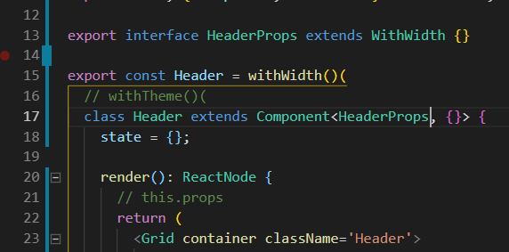 [bug] Decorators For Withwidth And Withtheme Don T Work Correctly With Typescript · Issue 13849