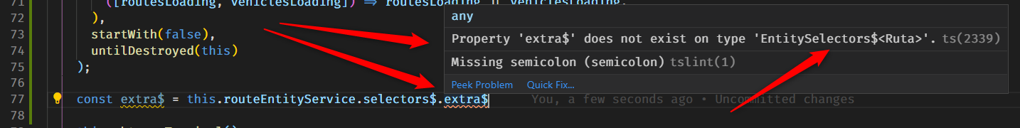 [bug] Ngrx Data Additionalcollectionstate Selectors Not Allowed By Typings · Issue 2324 · Ngrx