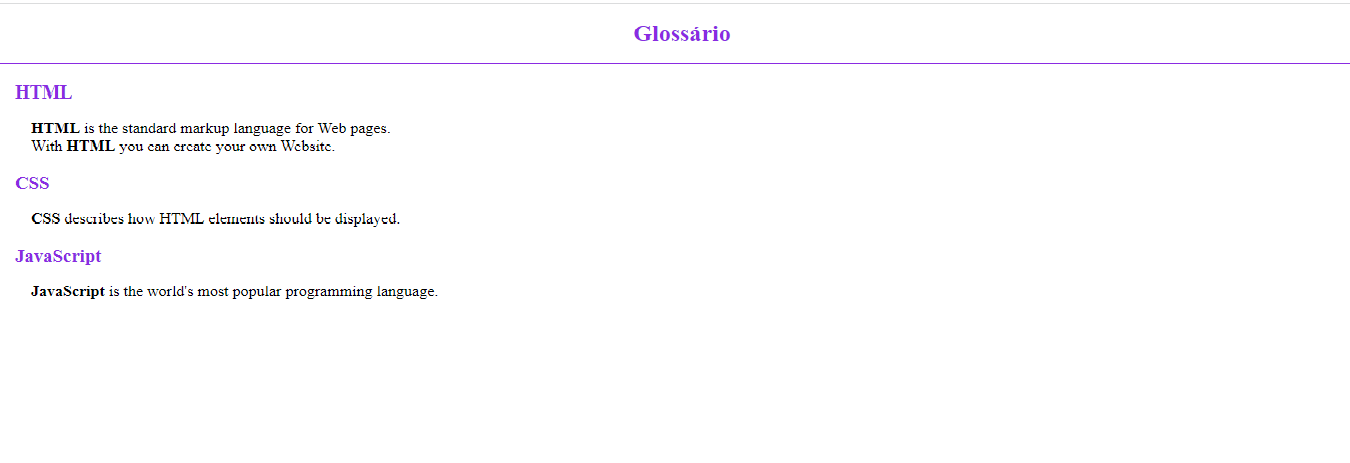 GitHub - oborrges/glossario-HTML: HTML - CSS