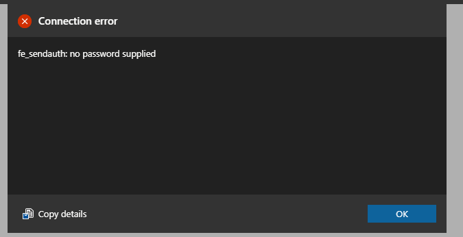 Fe Sendauth No Password Ever Supplied · Issue 166 · Microsoft