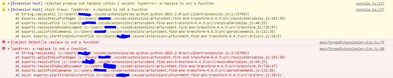 e.replace is not a function · Issue #12 · ArturoDent/find-and-transform · GitHub