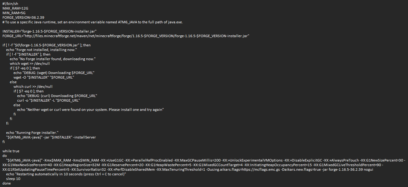 [Crash]: startserver.bat not working correctly · Issue #3182 · AllTheMods/ATM-6 · GitHub