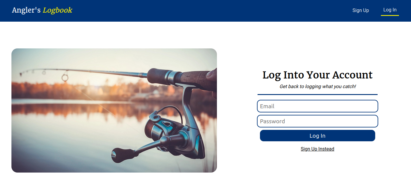 GitHub - JaxonAdams/angler-logbook: Fishing Log 2.0, Built with the MERN stack.