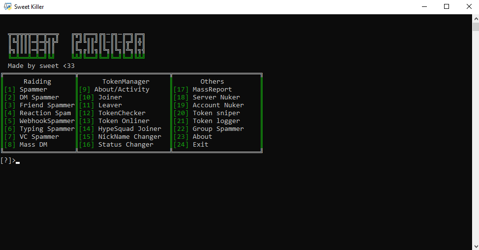 GitHub - Sweet71/SweetKiller-multi-tool: Sweet Killer Multi-Tool | Open Source | Token Joiner ...