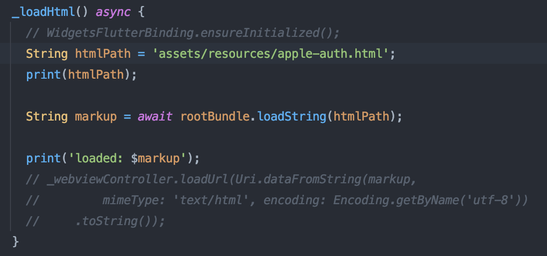 Flutter Package Rootbundleloadstringfilepath Not Working Package Has No Main Or Runapp