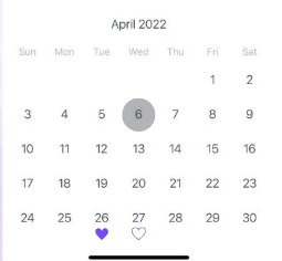 How can I use a custom view to display marked dates? (I wanted to add ...