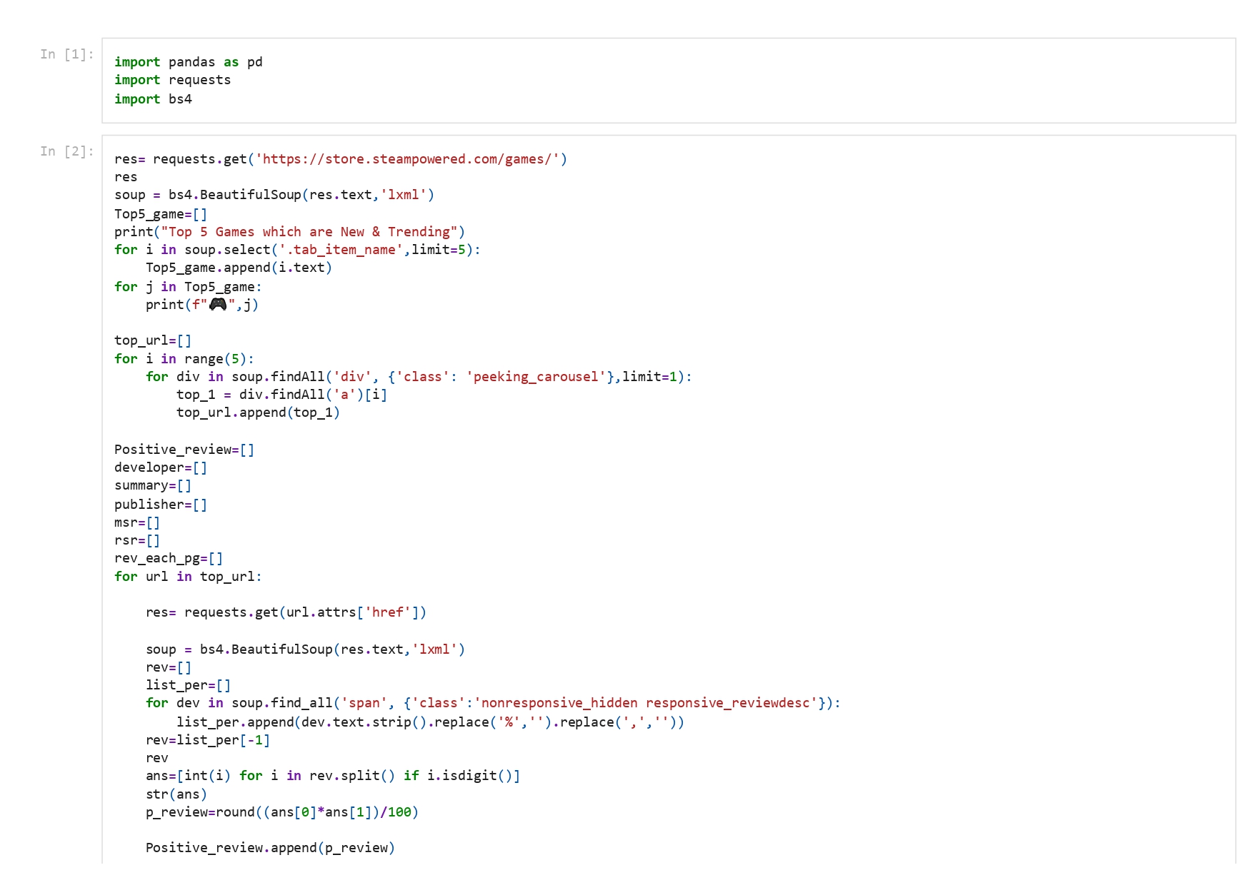 GitHub - vdj-vasudevan/Web-scraping: Web Scraping - Extracting Data ...