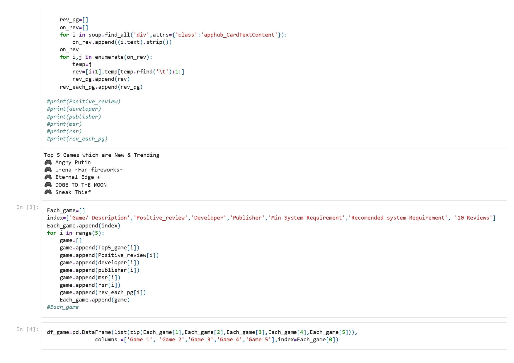 GitHub - vdj-vasudevan/Web-scraping: Web Scraping - Extracting Data ...