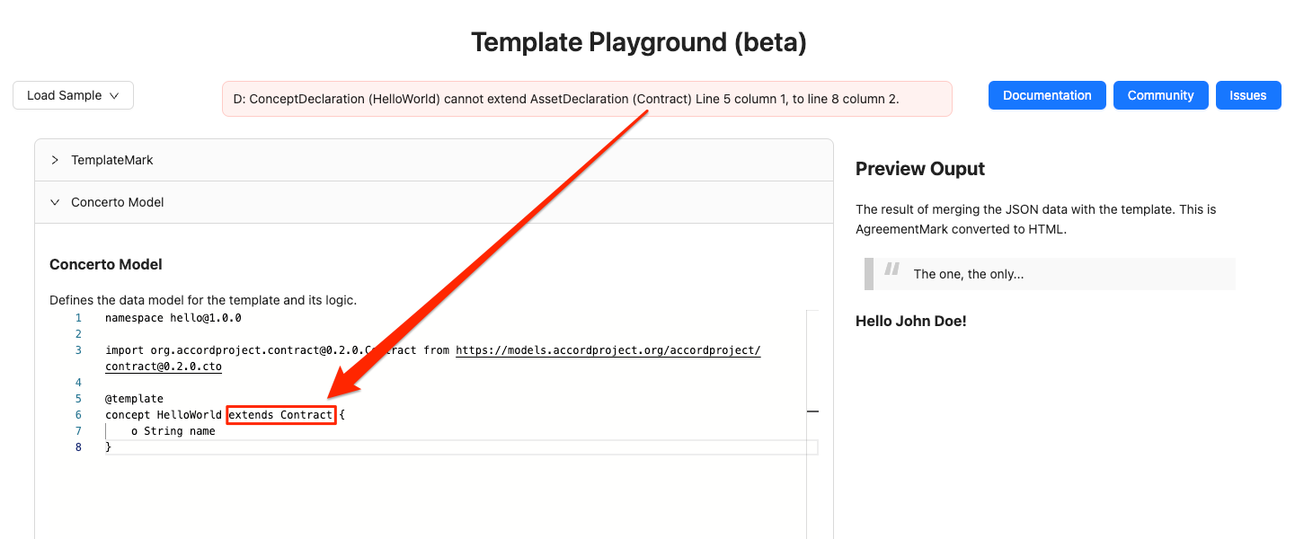 Error when attempting extend Concept to Clause or Contract · Issue #676 ...