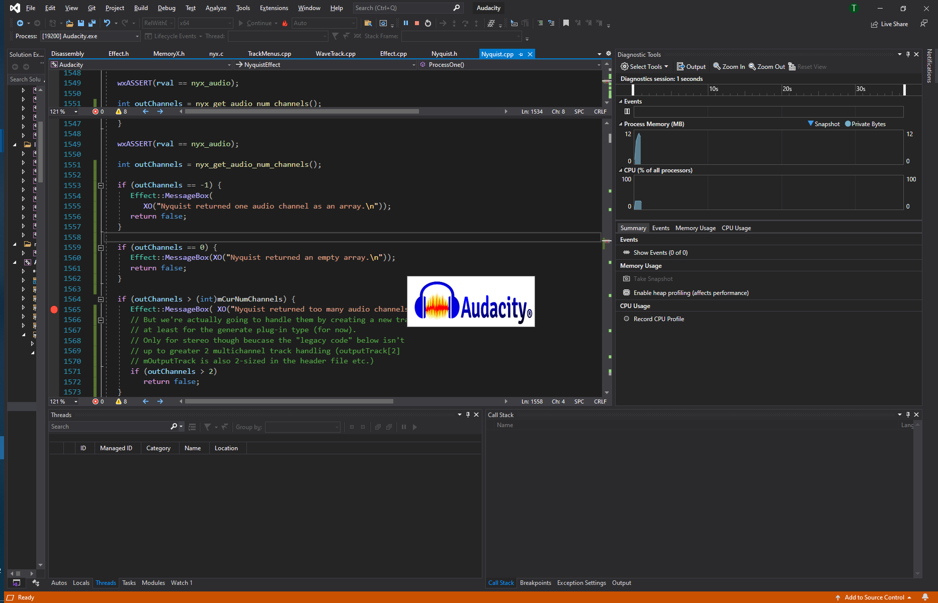 Can you debug Audacity with Visual Studio? · audacity audacity ...