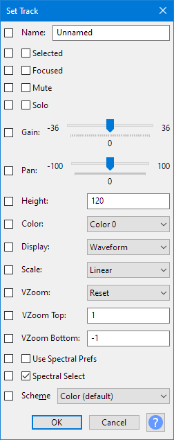 Macro Access To The Track Drop Down Menu Commands · Issue 2391 · Audacityaudacity · Github