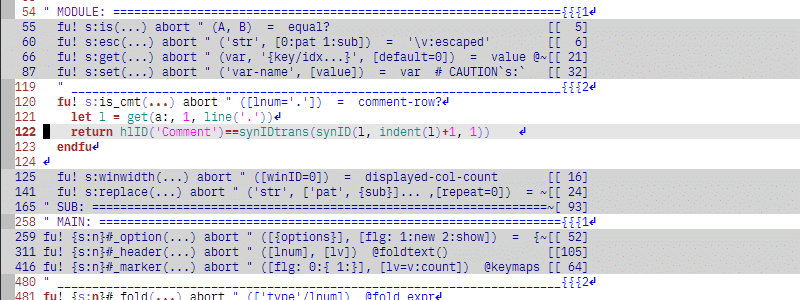 GitHub - hongkong3/foldstaff-vim: Folding utilities for Vim.