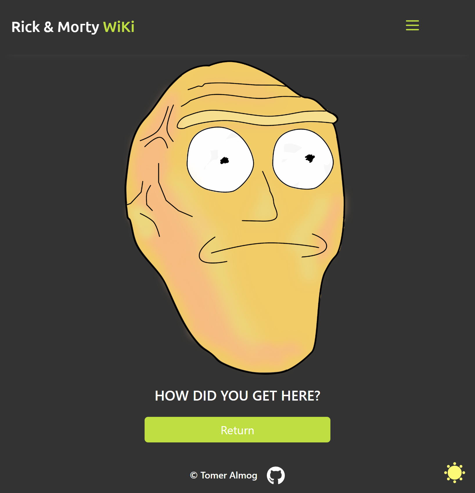 GitHub - tarmon329/Rick-And-Morty: Rick And Morty WiKi