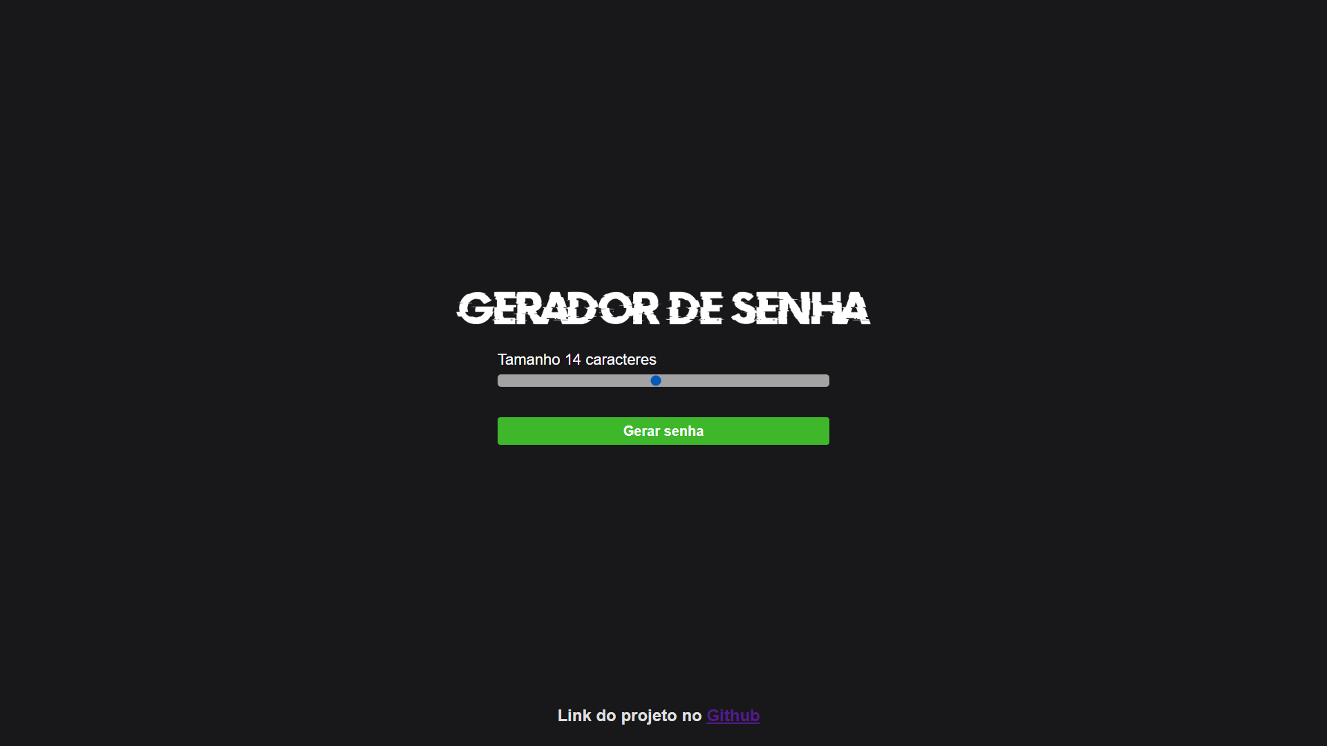 Github Fariadevgerador De Senha 
