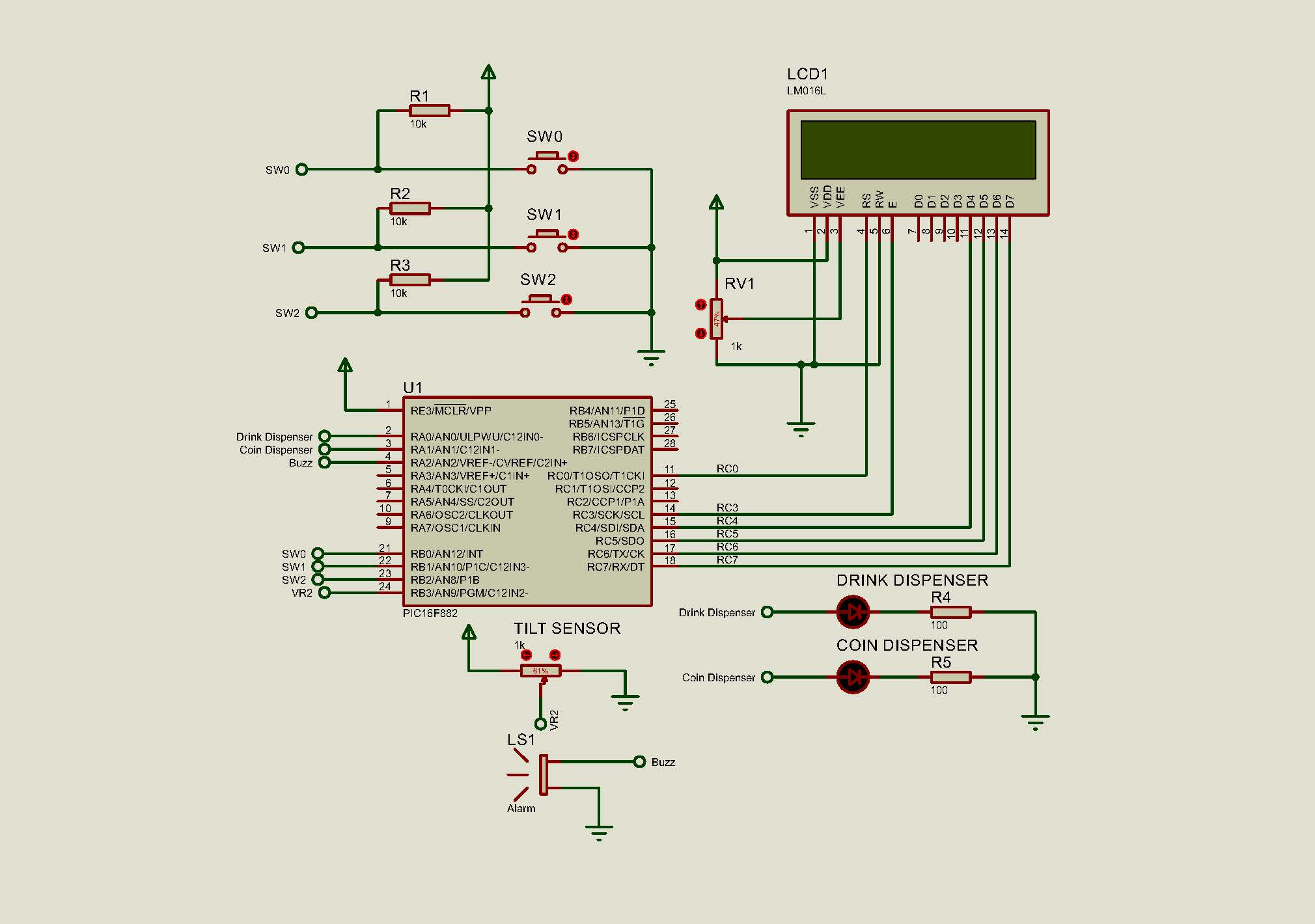 GitHub - ItzEnigma/vending-machine-pic: Industrial Vending Machine using PIC16F882 ...