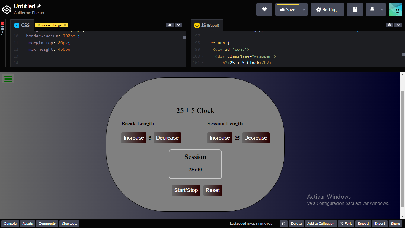 Github Willyphelan Freecodecamp Clock App Objective Build An App That Is Functionally