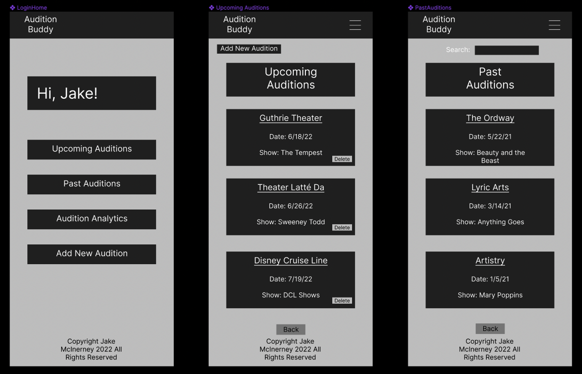 GitHub - mcinerneyjake/easy-audition: Easy Audition is the app for actors to take control of ...