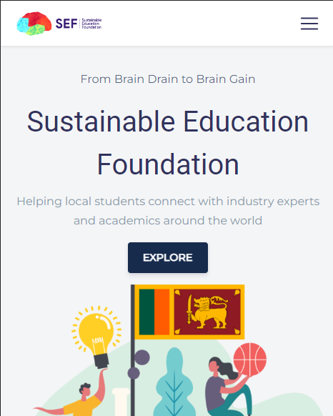 The explore button is like sticked to the image of the sef site in mobile view · Issue #1390 ...