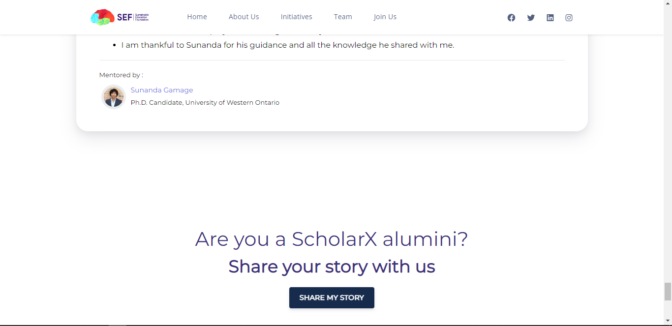 Change the background color of the 'Are you a ScholarX alumini?' section in Scholarx Success ...