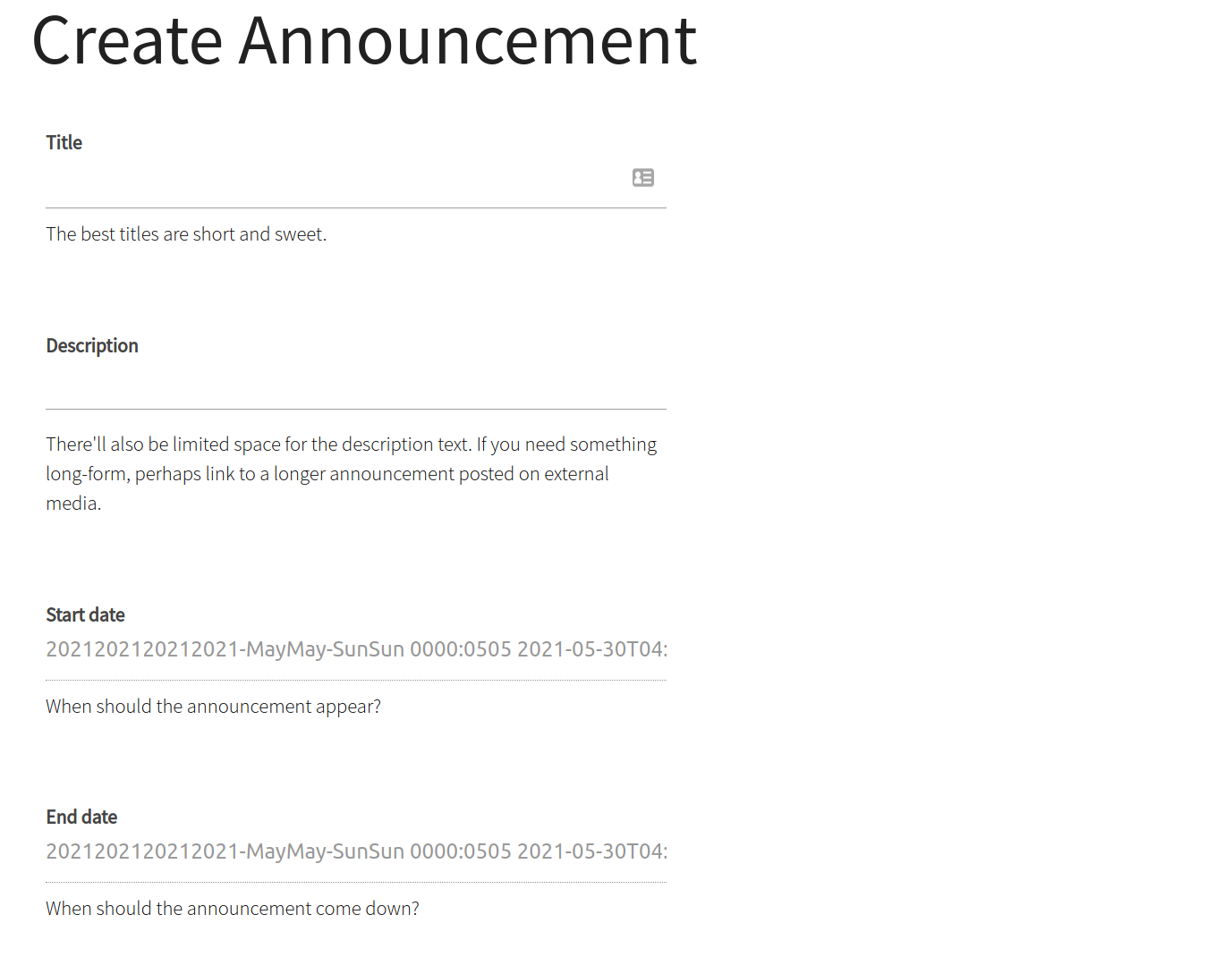 Announcements not displaying correctly · Issue #1357 · autolab/Autolab · GitHub
