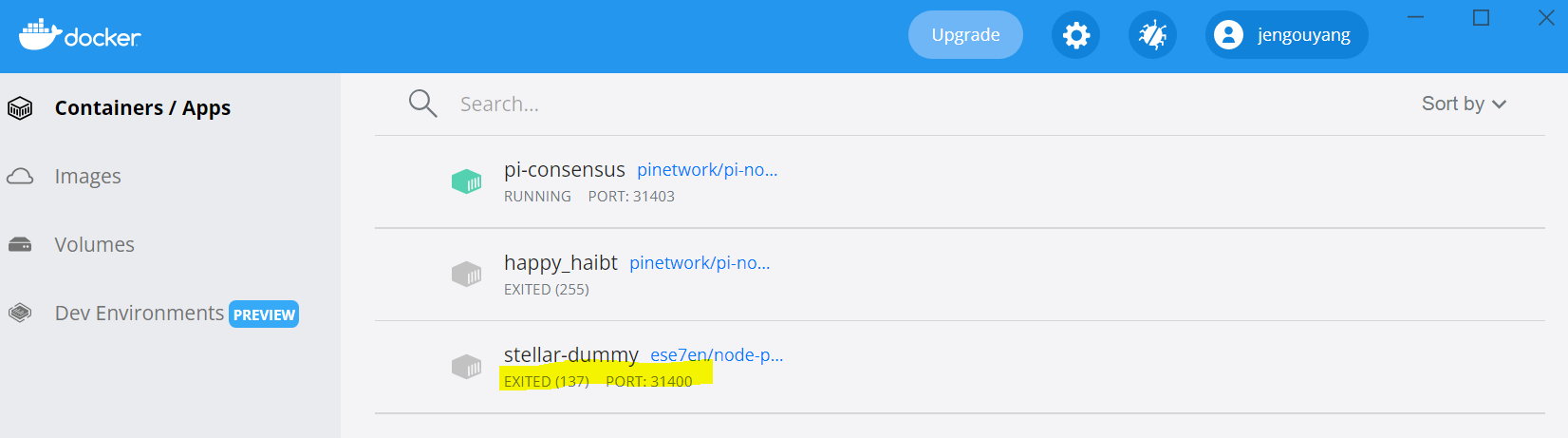 Some Pi node stranger status: Stellar auto exited. Stuck on pinginig your computer. Node ...