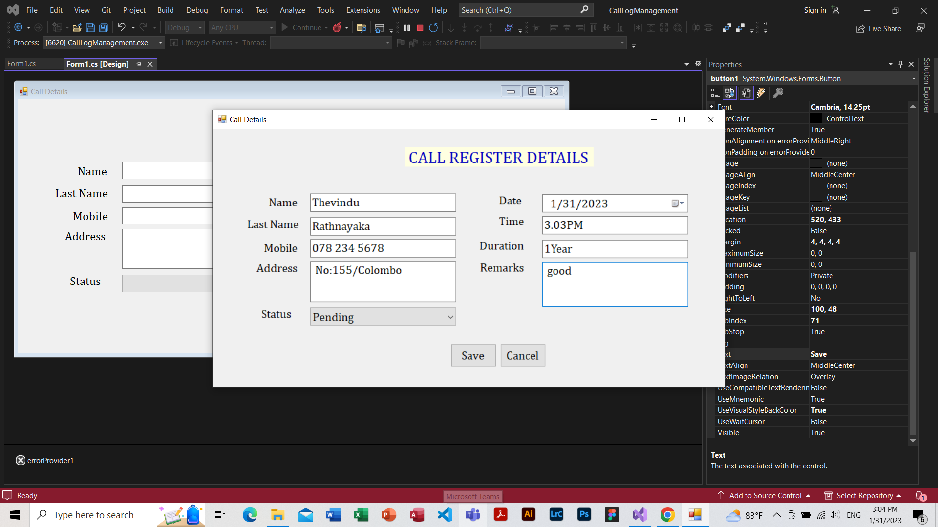 GitHub - trsrathnayaka/Call-Registration-management-system-main