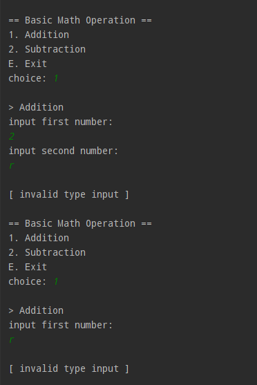 GitHub - Fransssss/PythonExceptions: Try & Except in Basic Math Addition and Subtraction