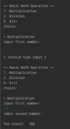 GitHub - Fransssss/PythonException2: Try and Except Basic Math Operation, Multiplication and ...