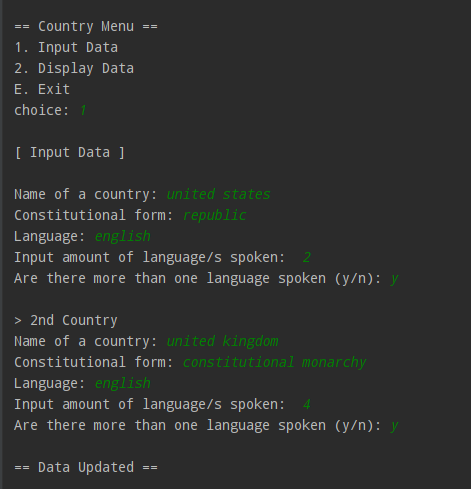GitHub - Fransssss/PythonInheritance2: Simple Country Menu input-output-information