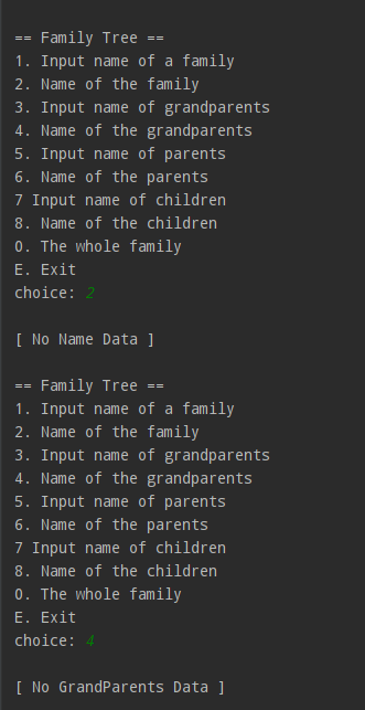 GitHub - Fransssss/PythonMultiLevelInheritance2: Simple Inut Family-Tree Information