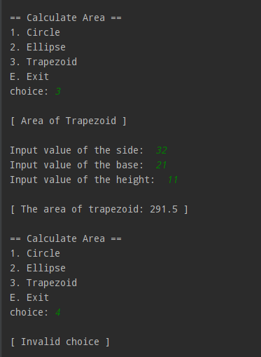 GitHub - Fransssss/PythonCalculateAreaofShapes2: Super Function - Calcualte Area of Different Shapes