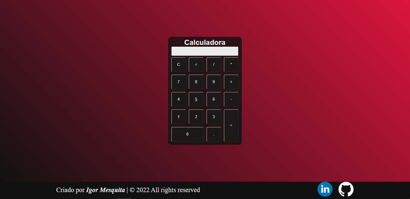 GitHub - Igor-Mesquita/Calculadora: calculadora virtual
