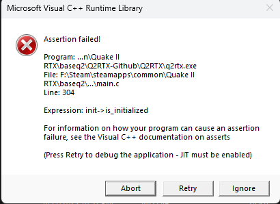 Errors trying to build latest Q2RTX · Issue #302 · NVIDIA/Q2RTX · GitHub