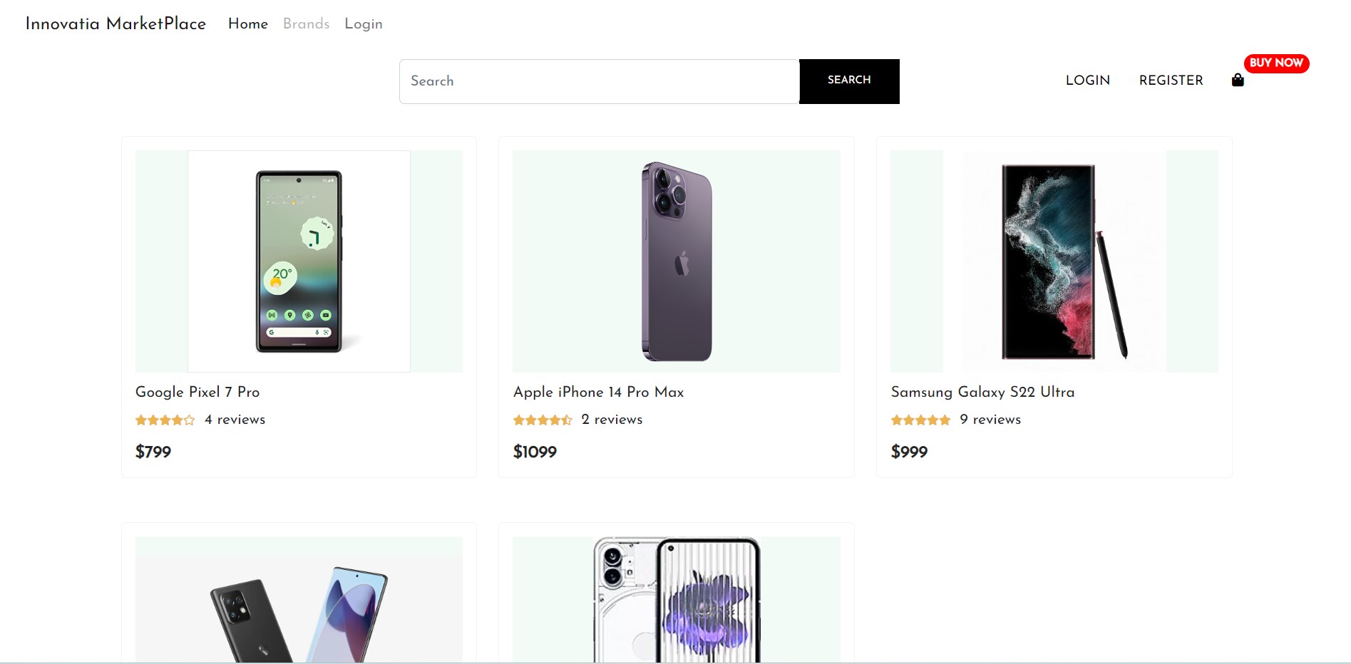 GitHub - DevilLuciferrr/Innovatia: E-commerce website built using MERN stack, uses components ...