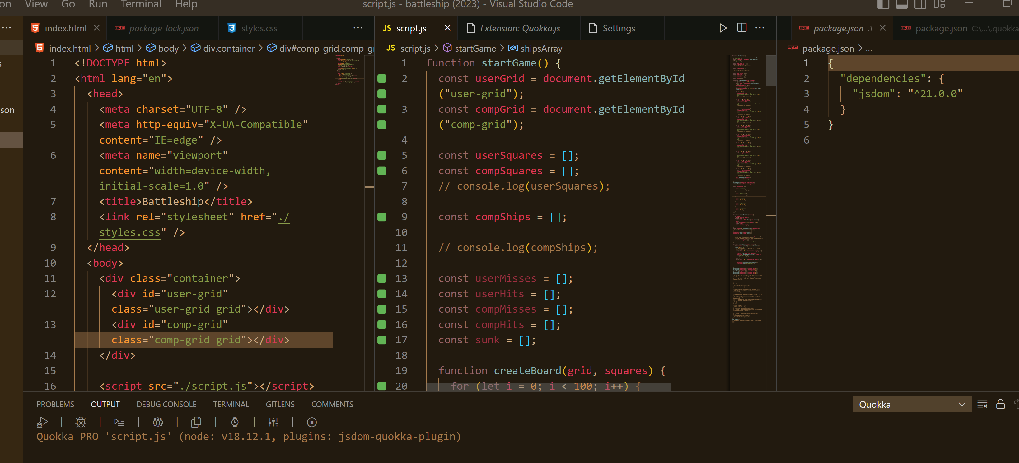 using Quokka with an HTML file/DOM · Issue #853 · wallabyjs/quokka · GitHub