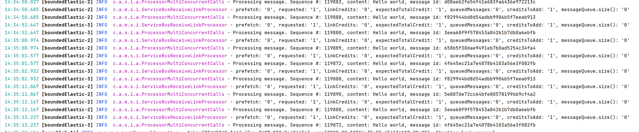 Bug Service Bus Processor Internally Prefetch 2 More Messages When Maxconcurrentcalls1 · Issue 