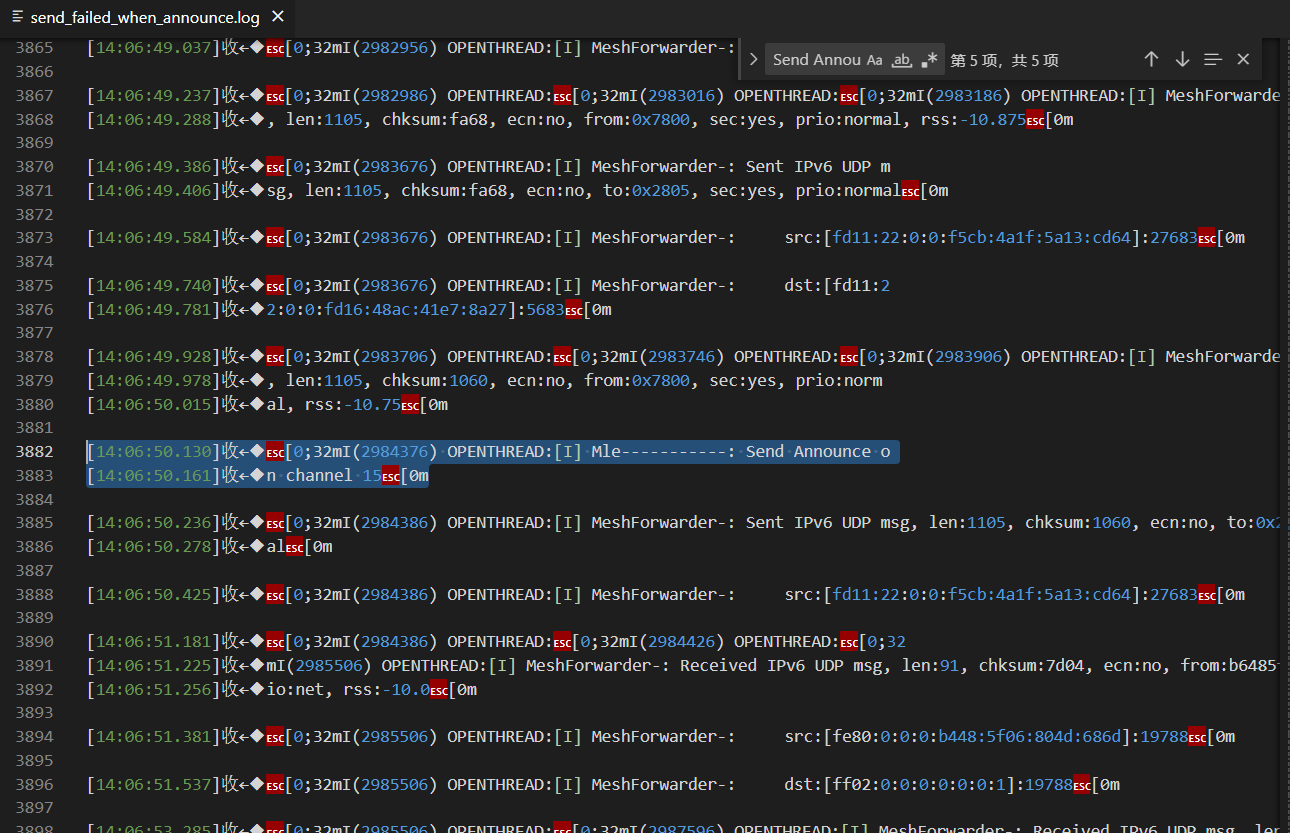 The Child failed send MAC Data Frames to its Parent when its Parent ...