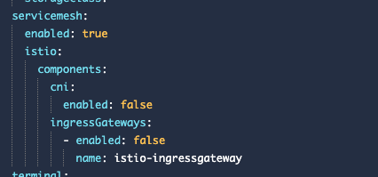 Enabling servicemesh breaks ks-apiserver and prevents kubeshphere from ...