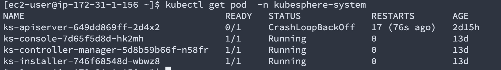 Enabling servicemesh breaks ks-apiserver and prevents kubeshphere from functioning · Issue #5630 ...