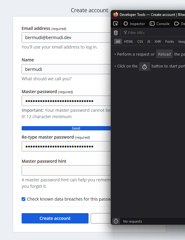 Image broken? Unable to create account · Issue #2997 · bitwarden/server · GitHub