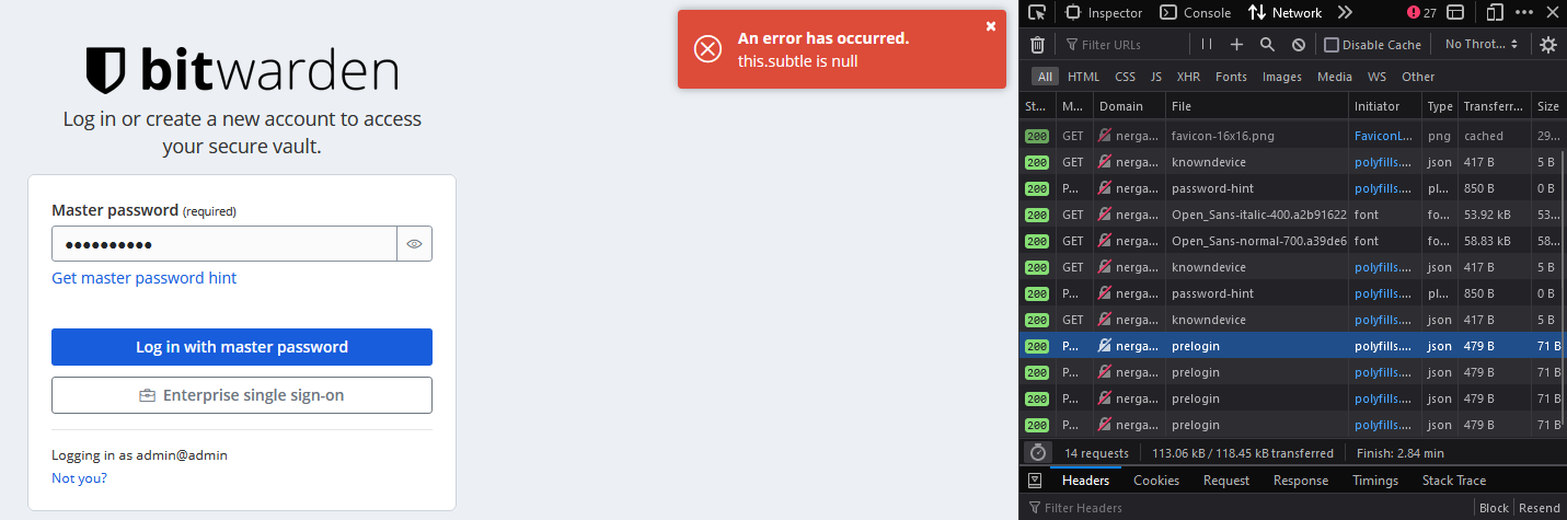 Image broken? Unable to create account · Issue #2997 · bitwarden/server · GitHub