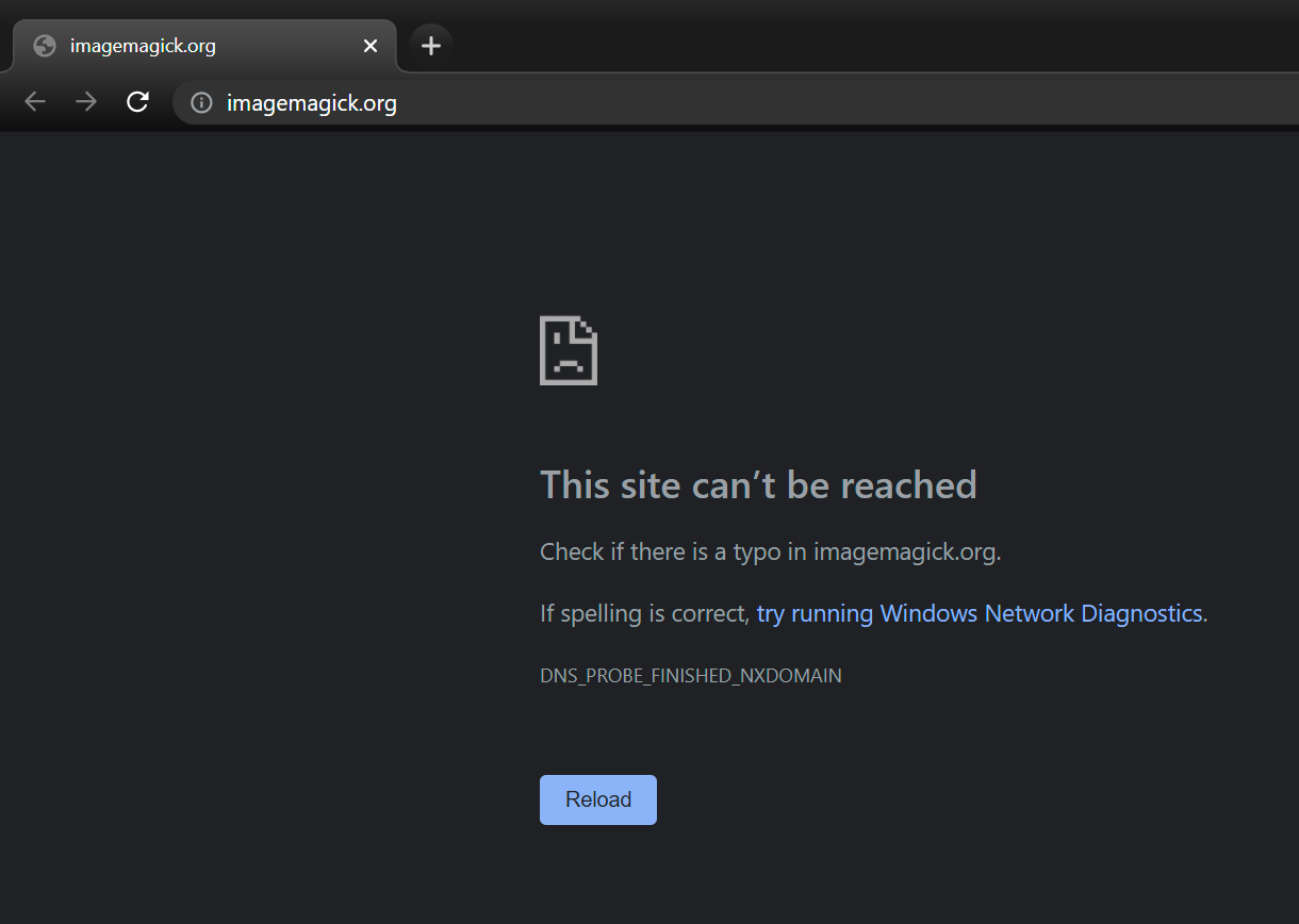 imagemagick.org is down · Issue #3872 · ImageMagick/ImageMagick · GitHub