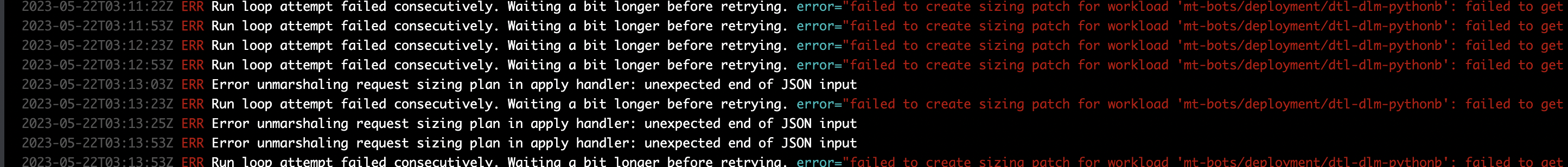 Continuous Request Resizing Not Working With Cluster Controller · Issue 2263 · Kubecost Cost