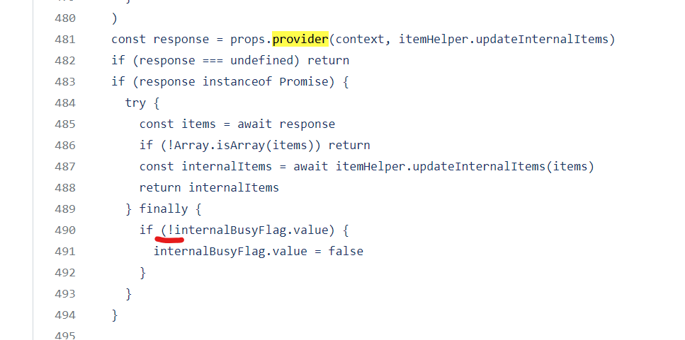 BTable never hides the busy indicator when using provider function ... BTable never hides the busy indicator when using provider function ...