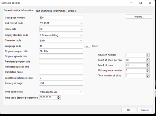 Frame rate 29,97 is automatically changed to 30 when exporting EBU · Issue #5666 · SubtitleEdit ...