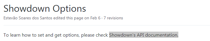 Please add this to Wiki... · Issue #468 · showdownjs/showdown · GitHub